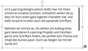 Das kann barrierefreier Text in Storyline 360 - Articulate