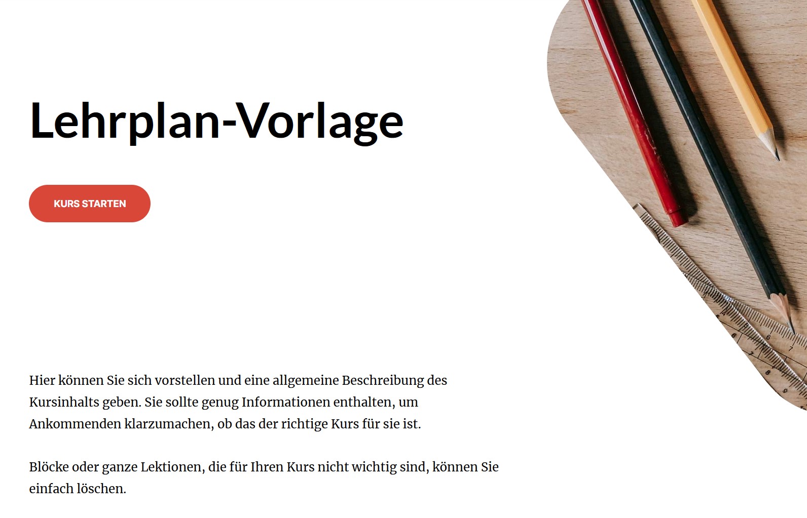 Rise-360-Vorlage: Lehrplan im E-Learning-Format - Articulate