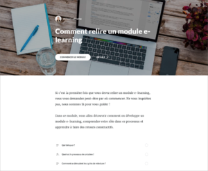 Les composants de base d’un module e-learning - Articulate