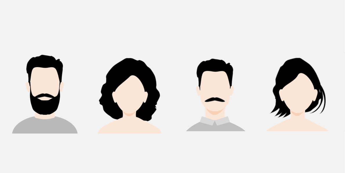 4 personnages illustrés personnalisables au format PowerPoint - Articulate