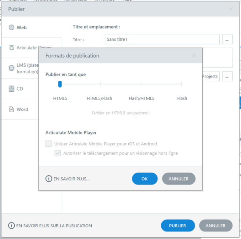 Vos modules Articulate fonctionnent après la fin de Flash - Articulate
