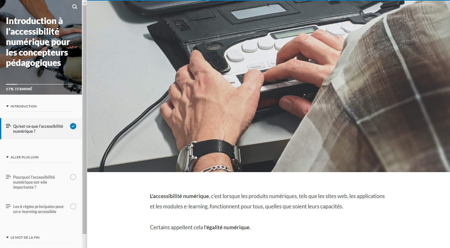 Rise 360 : l'accessibilité pour concepteurs pédagogiques - Articulate