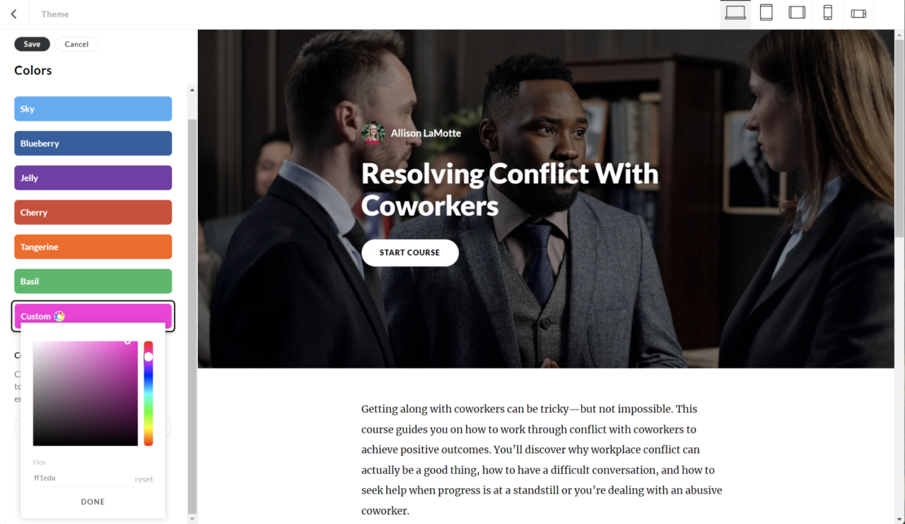 Créez des modules e-learning pros avec les thèmes Rise 360 - Articulate