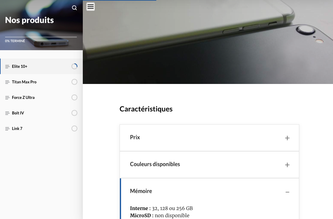 Rise 360 : exemple d’outil de gestion de la performance - Articulate