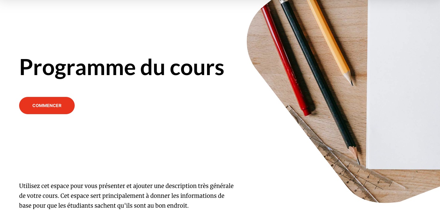 Rise 360 : modèle de présentation de cours complet - Articulate