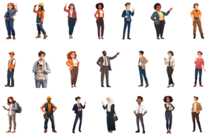25 Free Illustrated Characters | The Rapid E-Learning Blog